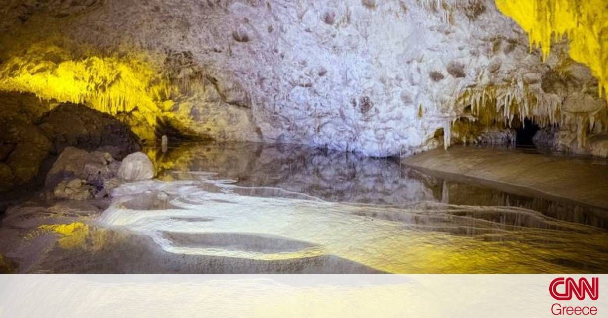 Ένας σεισμός στην Κεφαλονιά έφερε στο φως ένα σπάνιας ομορφιάς σπήλαιο ...