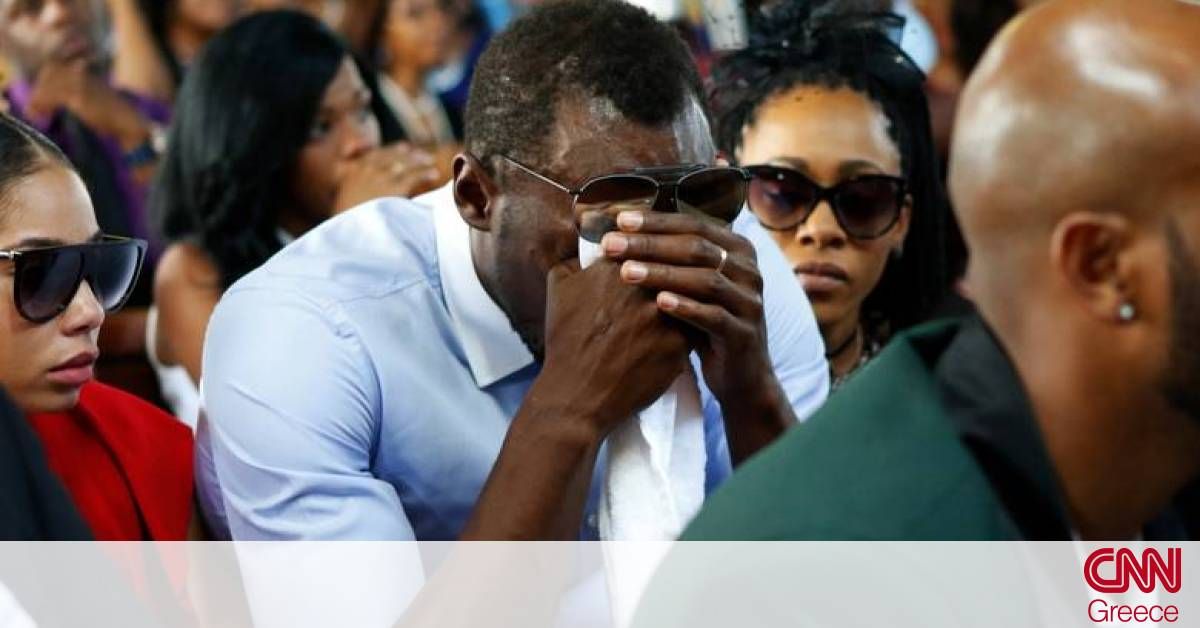 Ξέσπασε σε κλάματα ο Γιουσέιν Μπολτ στην κηδεία του Μέισον - CNN.gr