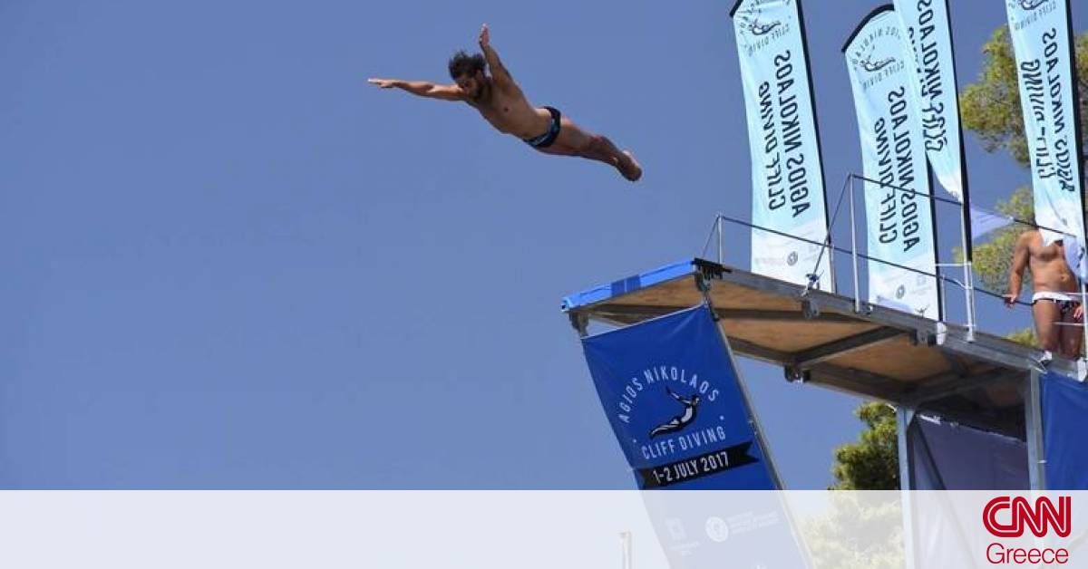 Άγιος Νικόλαος: Με συρτάκι στον βατήρα έπεσε η αυλαία του Cliff diving ...