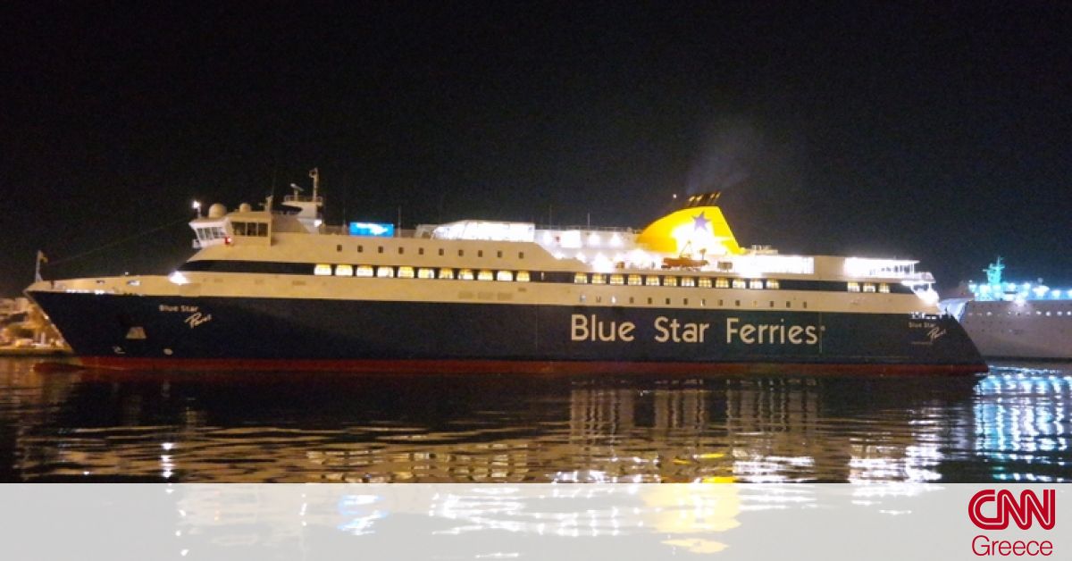 Αυτοψία στα ύφαλα του «Blue Star Patmos» που προσάραξε στην είσοδο του ...