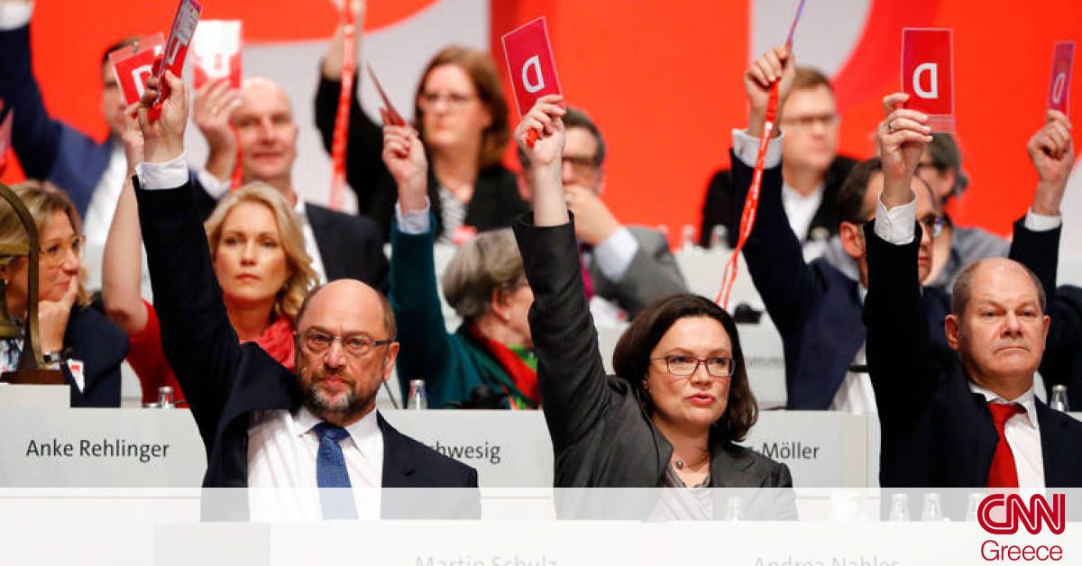 Γερμανία: Πολιτικοί του SPD κατά του νέου συνασπισμού με το CDU - CNN.gr