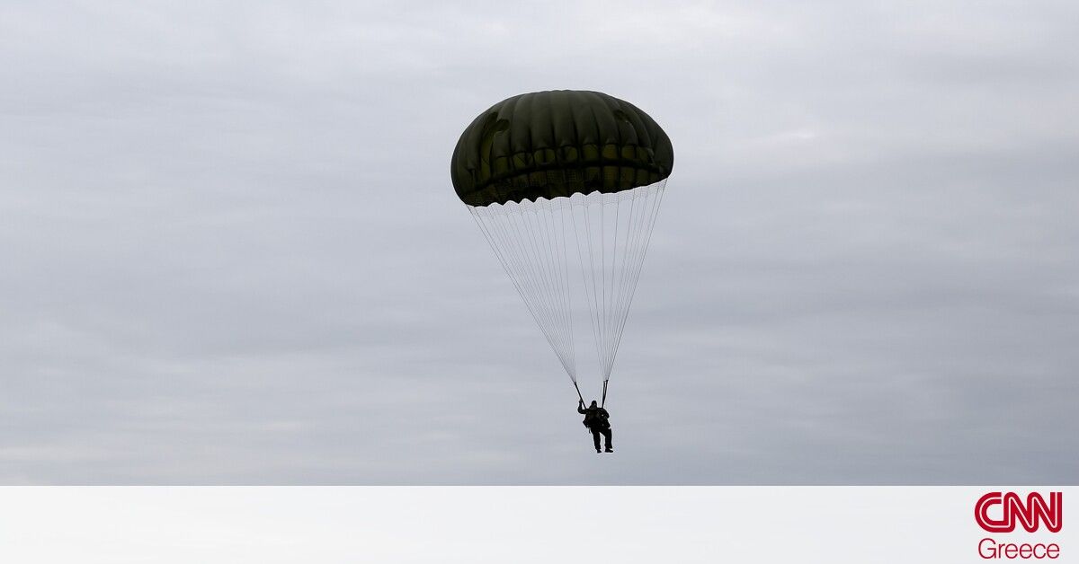 Νεκρός ο αλεξιπτωτιστής που παρασύρθηκε από δυνατούς ανέμους - CNN.gr