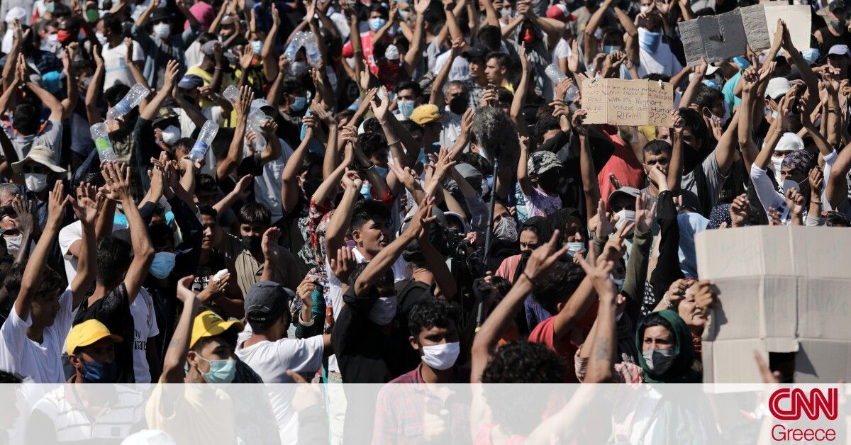 Ένταση στη Μυτιλήνη: Διαμαρτυρία μεταναστών – Ζητούν να φύγουν από το ...
