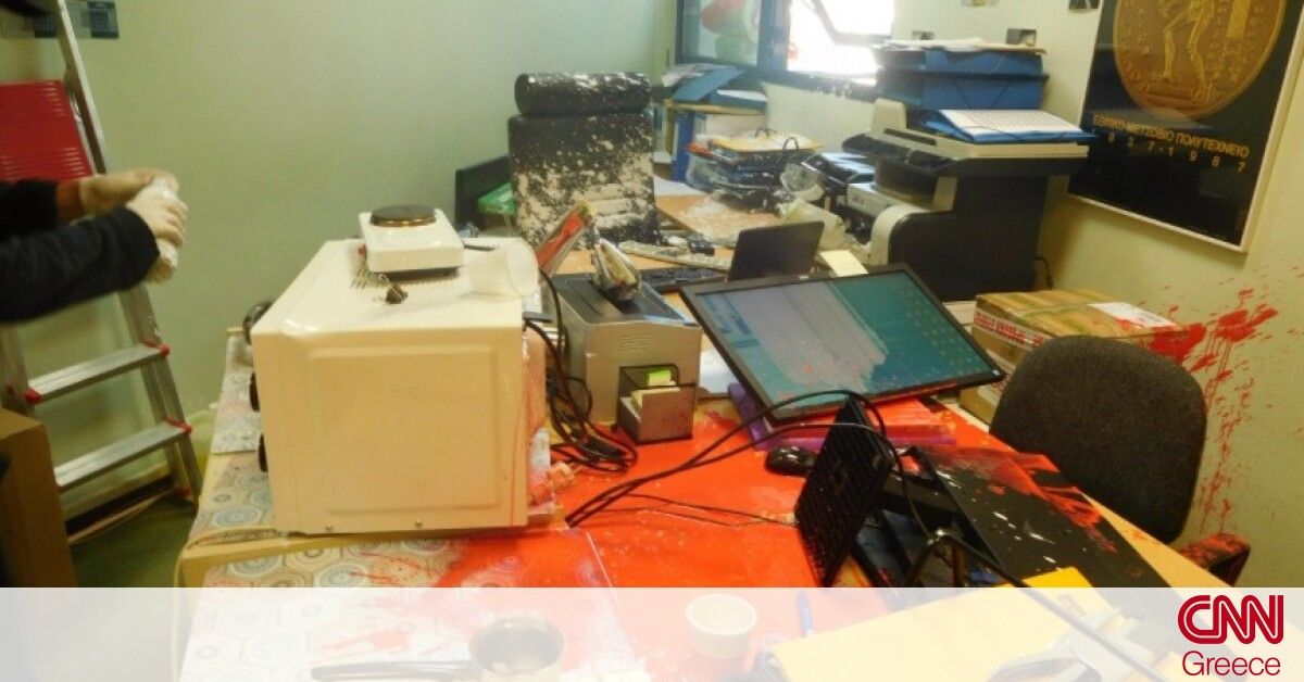 Ανάληψη ευθύνης για την επίθεση στην Πρυτανεία του ΕΜΠ - CNN.gr