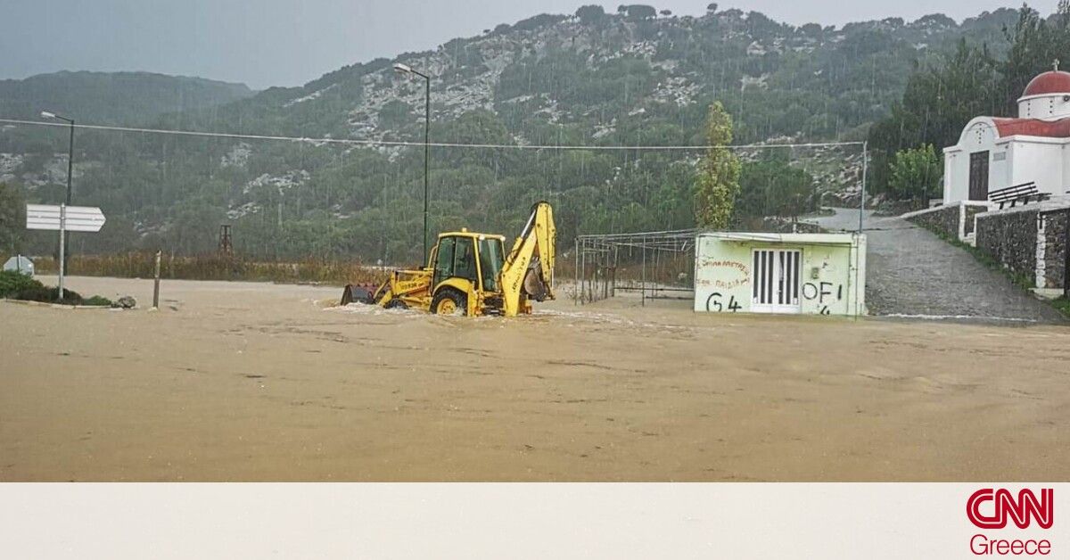 Ηράκλειο: Δρόμοι «ποτάμια» και καταστροφή καλλιεργειών σε Λασίθι και ...