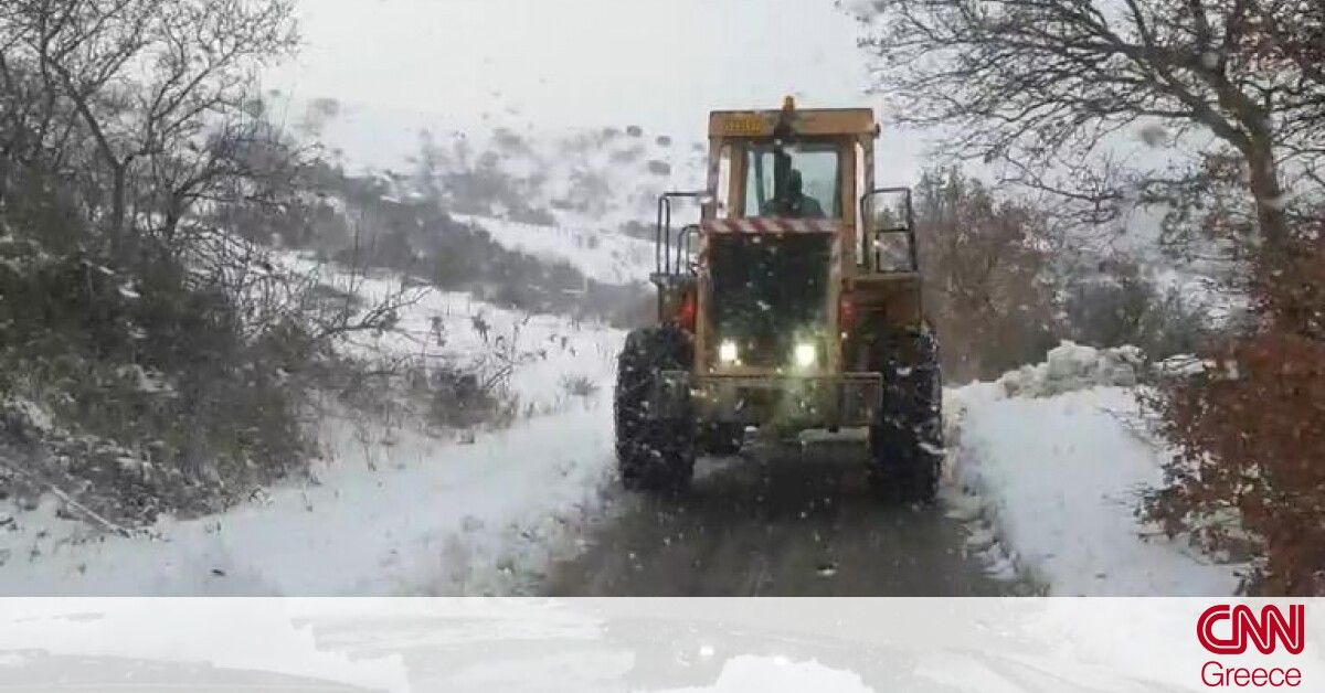 Κακοκαιρία «Μήδεια»: Προβλήματα στο οδικό δίκτυο της Κρήτης- Με ...