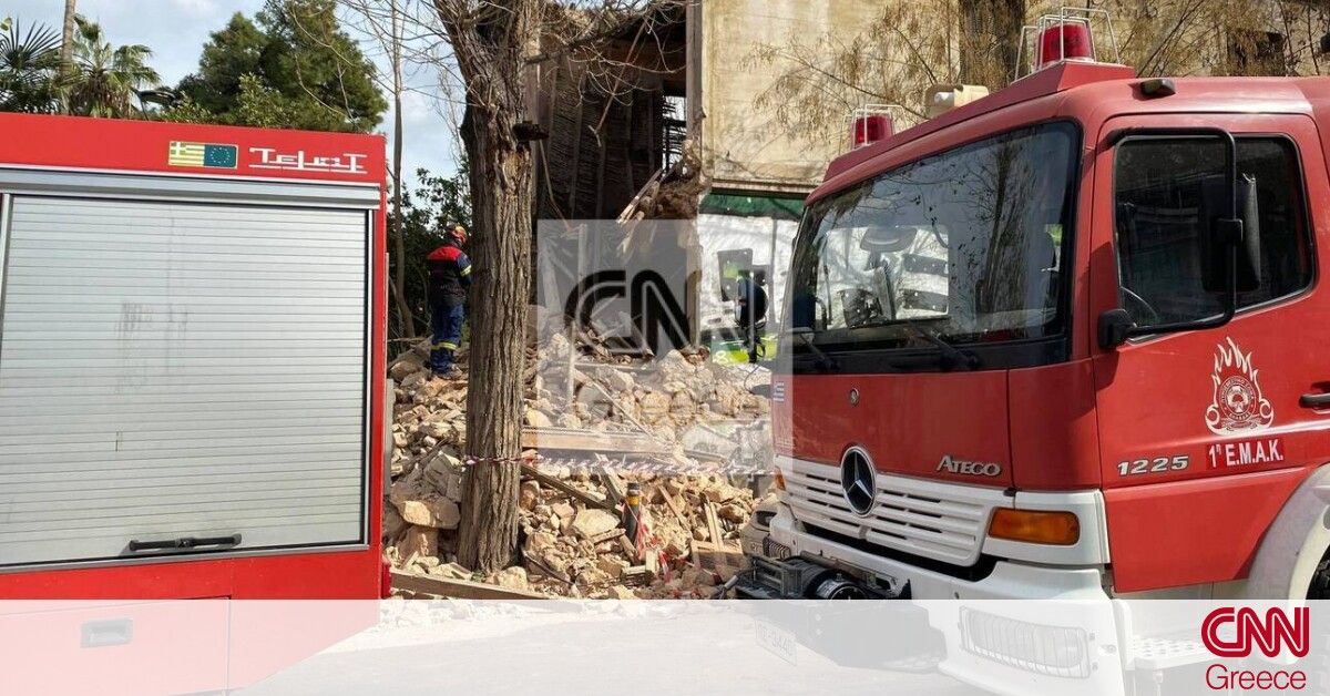 Κατέρρευσε κτήριο στην Πατησίων - Εντοπίστηκε ένας άνδρας - CNN.gr