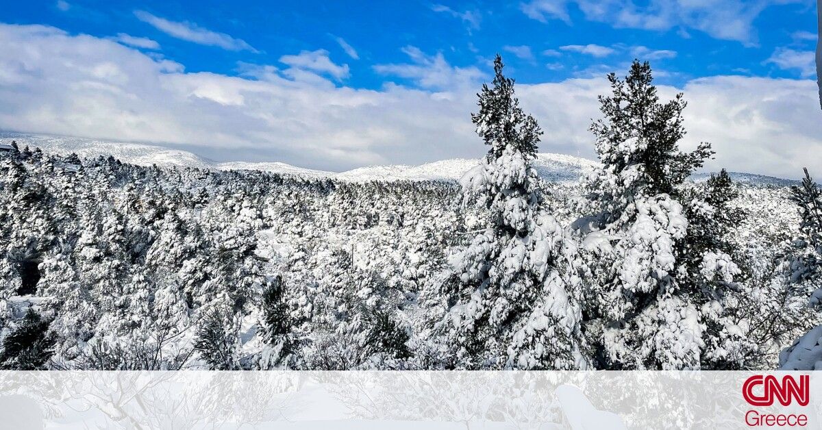 Καιρός: Χιόνια στην ορεινή Χαλκιδική και πτώση της θερμοκρασίας σε όλη ...