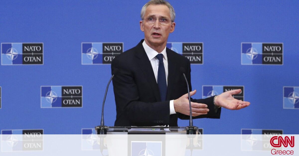 Στόλτενμπεργκ: Το ΝΑΤΟ πλατφόρμα επίλυσης διαφορών με την Τουρκία - CNN.gr