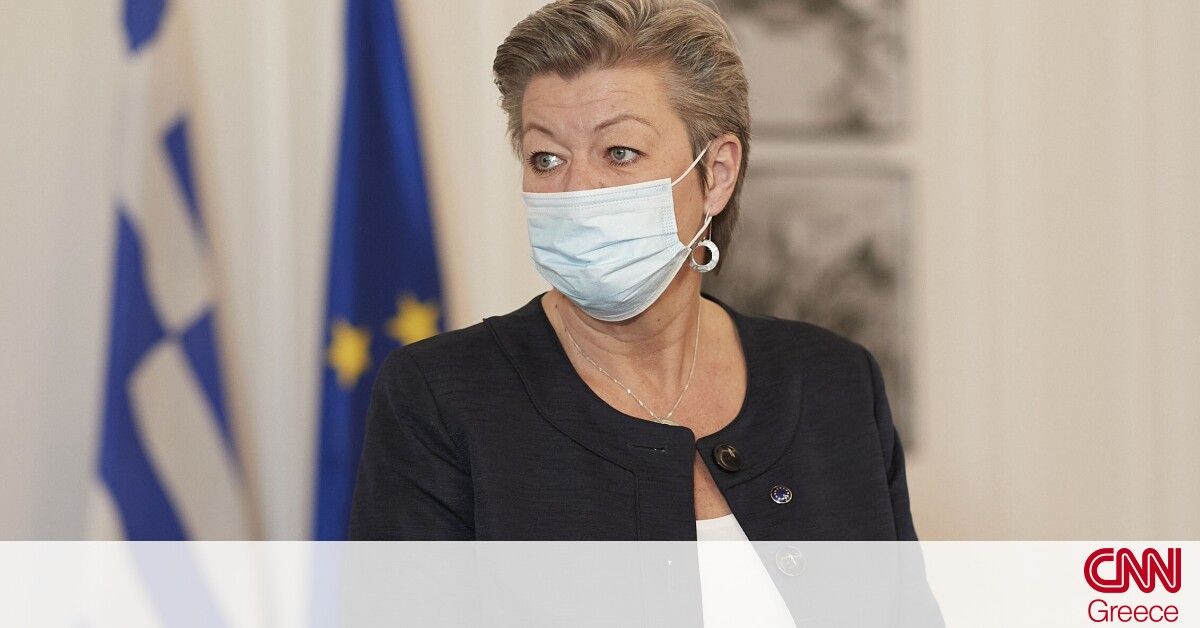 Συνάντηση της Σοφίας Βούλτεψη με την επίτροπο της ΕΕ Ίλβα Γιόχανσον ...