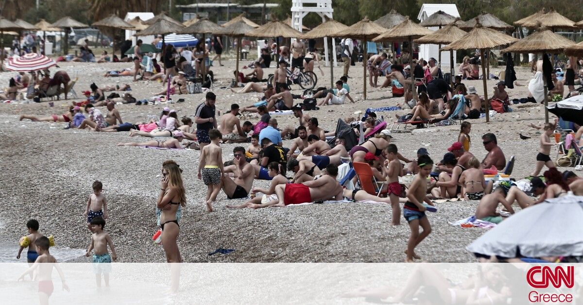 «Μύρισε» καλοκαίρι και γέμισαν οι παραλίες της Αττικής - CNN.gr