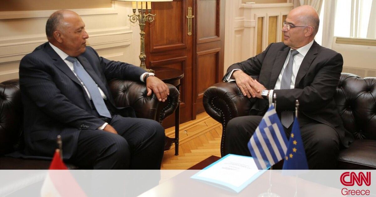 Επικοινωνία Νίκου Δένδια με τον υπουργό Εξωτερικών της Αιγύπτου - CNN.gr