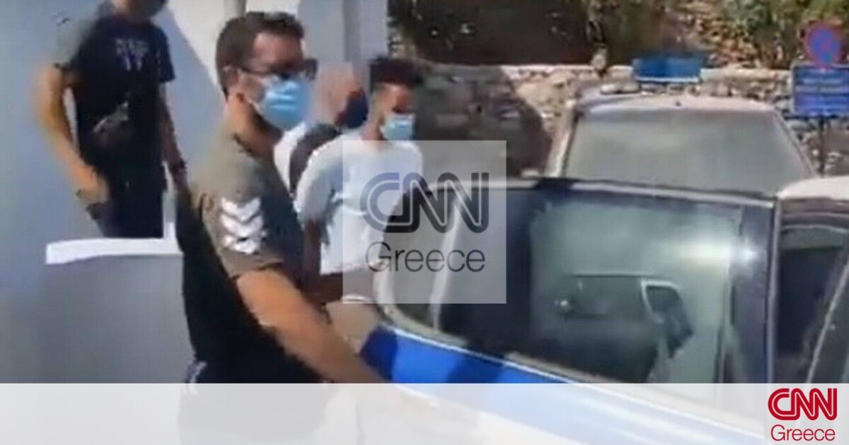 Έγκλημα στη Φολέγανδρο: Καρέ καρέ η μεταγωγή του 30χρονου δολοφόνου ...