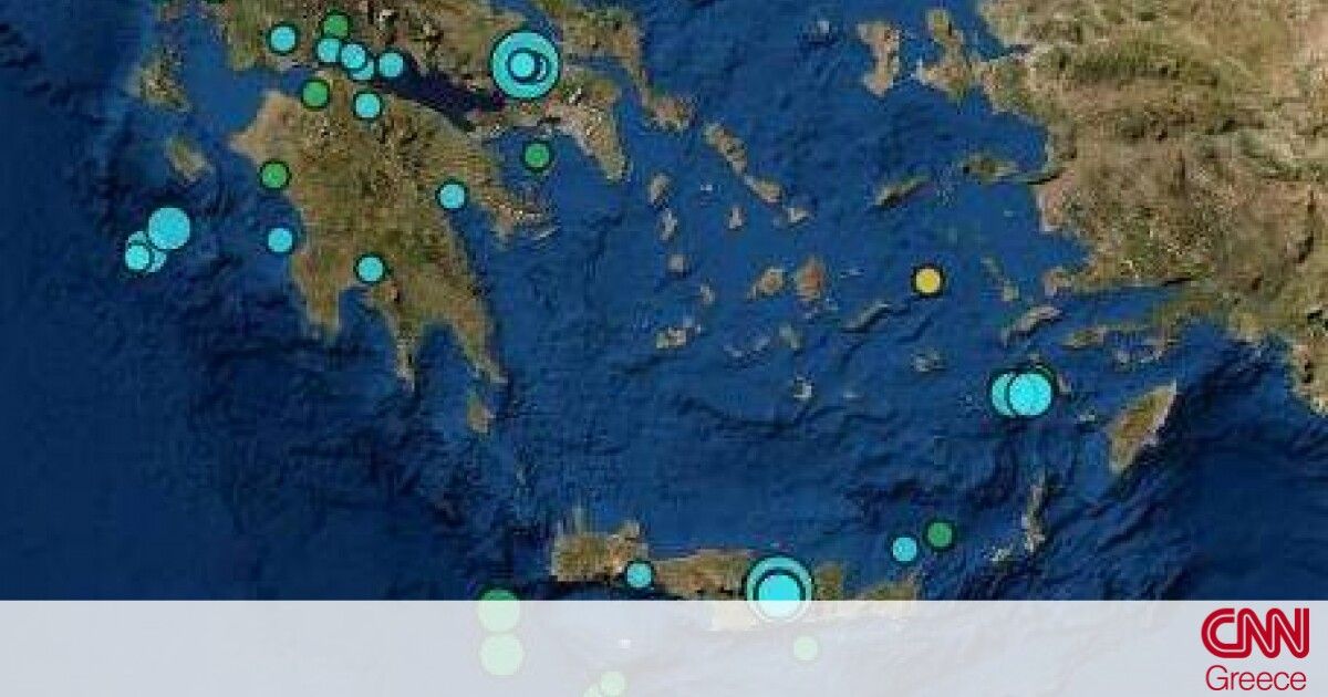 Σεισμός 4,2 Ρίχτερ στο Ηράκλειο Κρήτης - CNN.gr