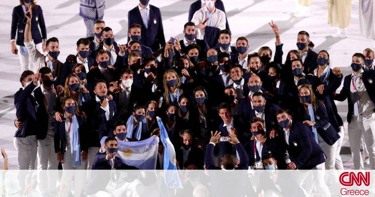 Ολυμπιακοί Αγώνες: Χορευτική είσοδος από την αποστολή της Αργεντινής ...