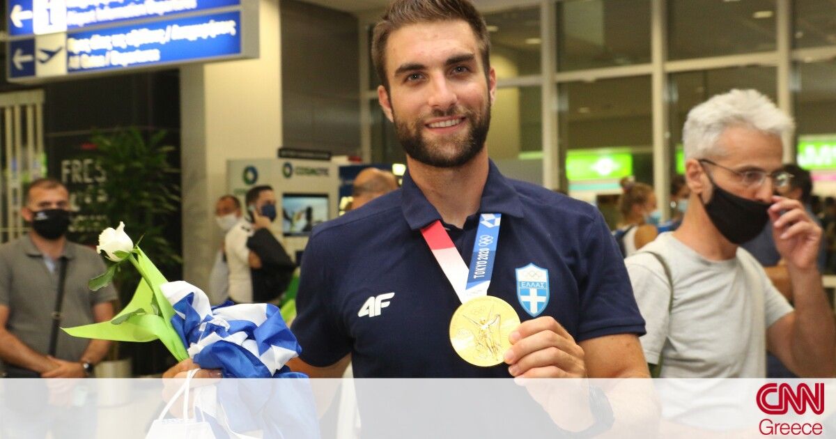 Ολυμπιακοί Αγώνες: Στην Αθήνα ο «χρυσός» Στέφανος Ντούσκος - Αποθέωση ...