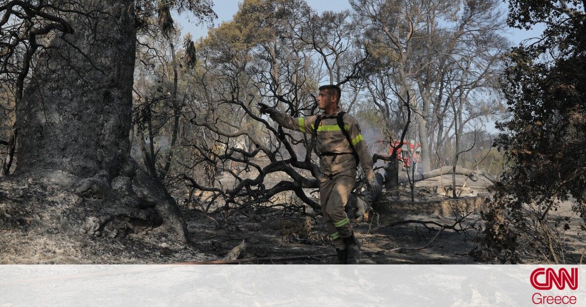 Φωτιά στη Ρόδο: Σε κατάσταση έκτακτης ανάγκης οι δημοτικές ενότητες ...