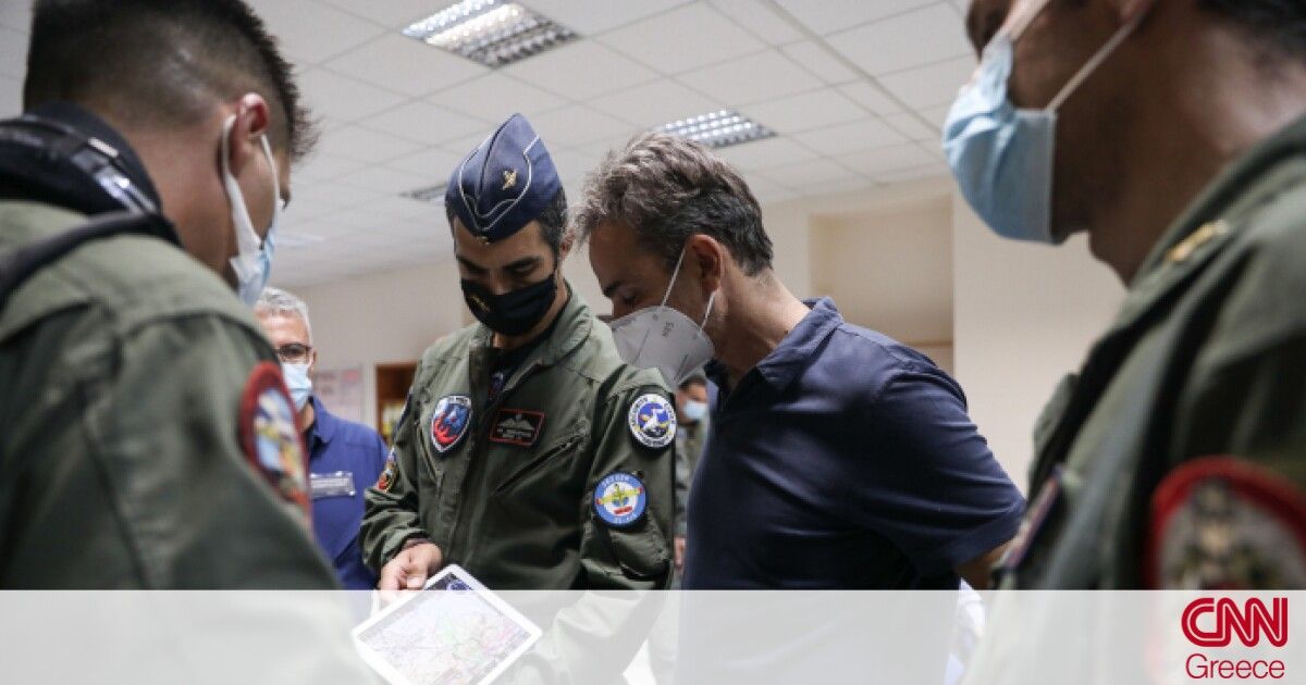 Επίσκεψη Μητσοτάκη στην 112 Πτέρυγα Μάχης – Συνομίλησε με πιλότους ...