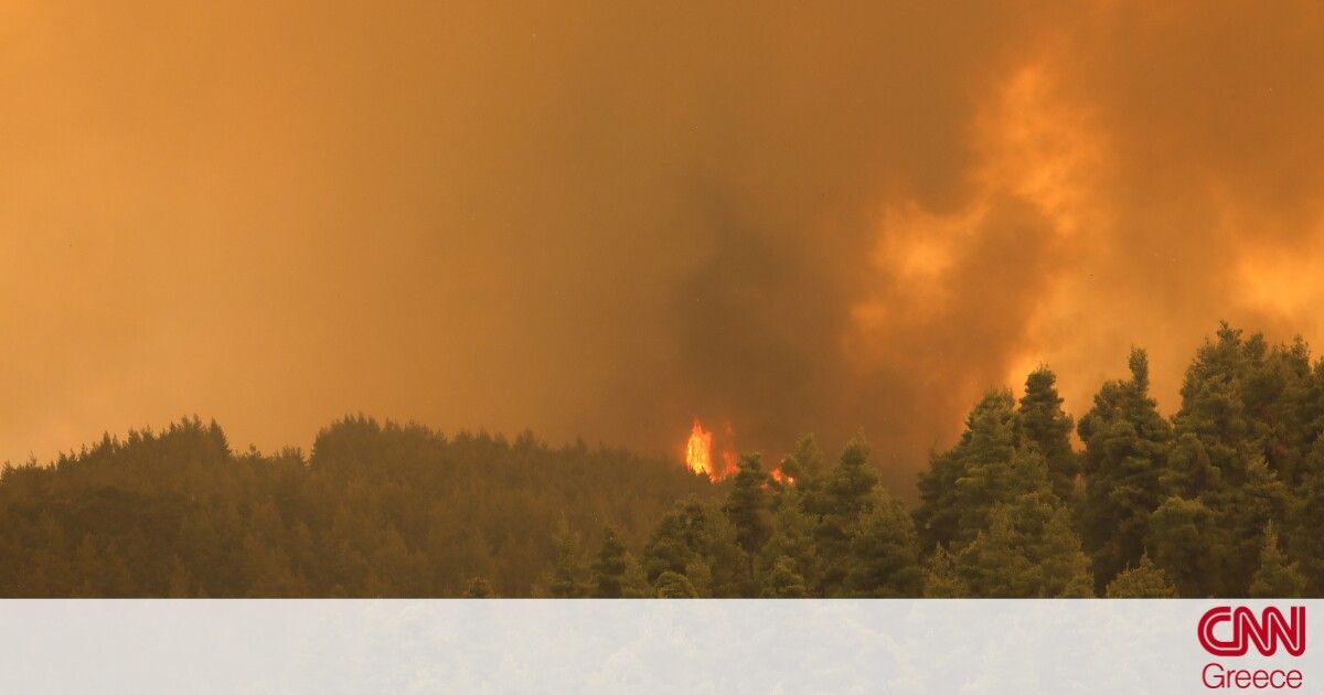 Φωτιές Κρήτη: Μαίνεται η πυρκαγιά στον Άγιο Θωμά Ηρακλείου - Νέο μέτωπο ...