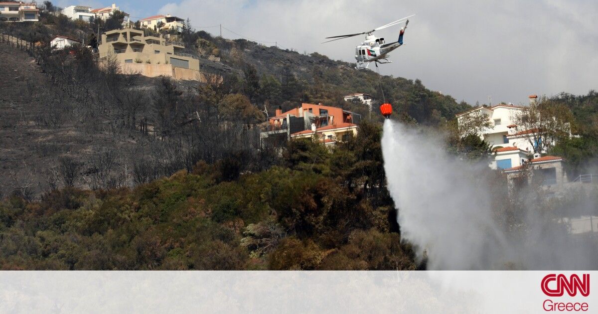 Φωτιά Κάρυστος: Οριοθετήθηκε το μέτωπο - Μάχη με τις αναζωπυρώσεις - CNN.gr