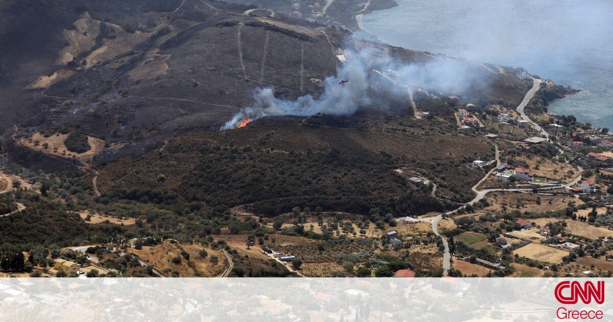 Μεσολόγγι: Εντός των ορίων του ΧΥΤΑ περιορίστηκε η φωτιά - CNN.gr