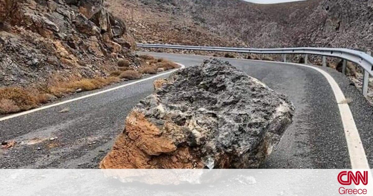 Σεισμός στην Κρήτη: Βράχους μετακίνησε ο Εγκέλαδος στη Σητεία ...