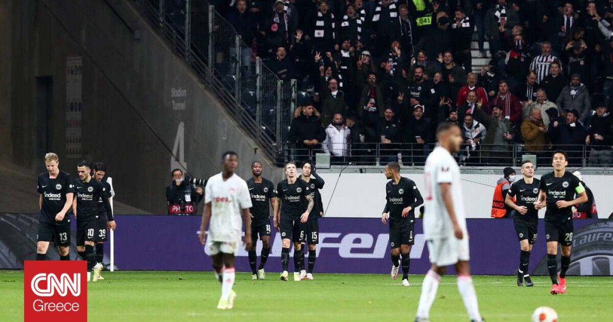 Άιντραχτ Φρανκφούρτης-Ολυμπιακός 3-1: Πλήρωσε τα λάθη στην άμυνα - CNN.gr