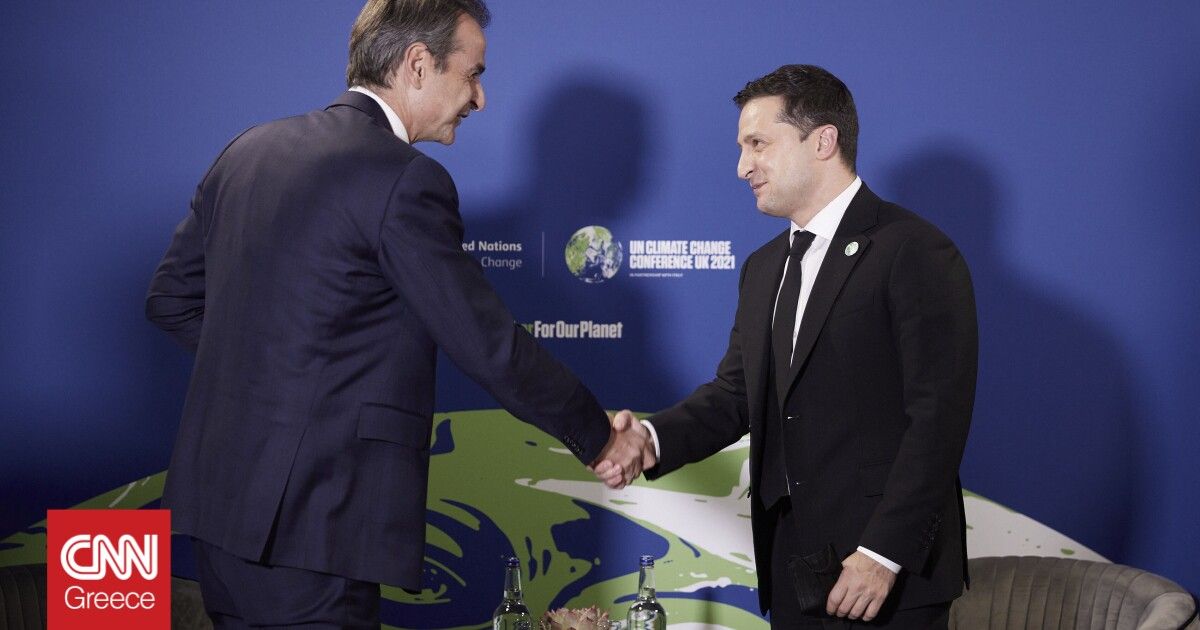 Συνάντηση Μητσοτάκη-Ζελένσκι στη Γλασκώβη - Επί τάπητος οι σχέσεις ...