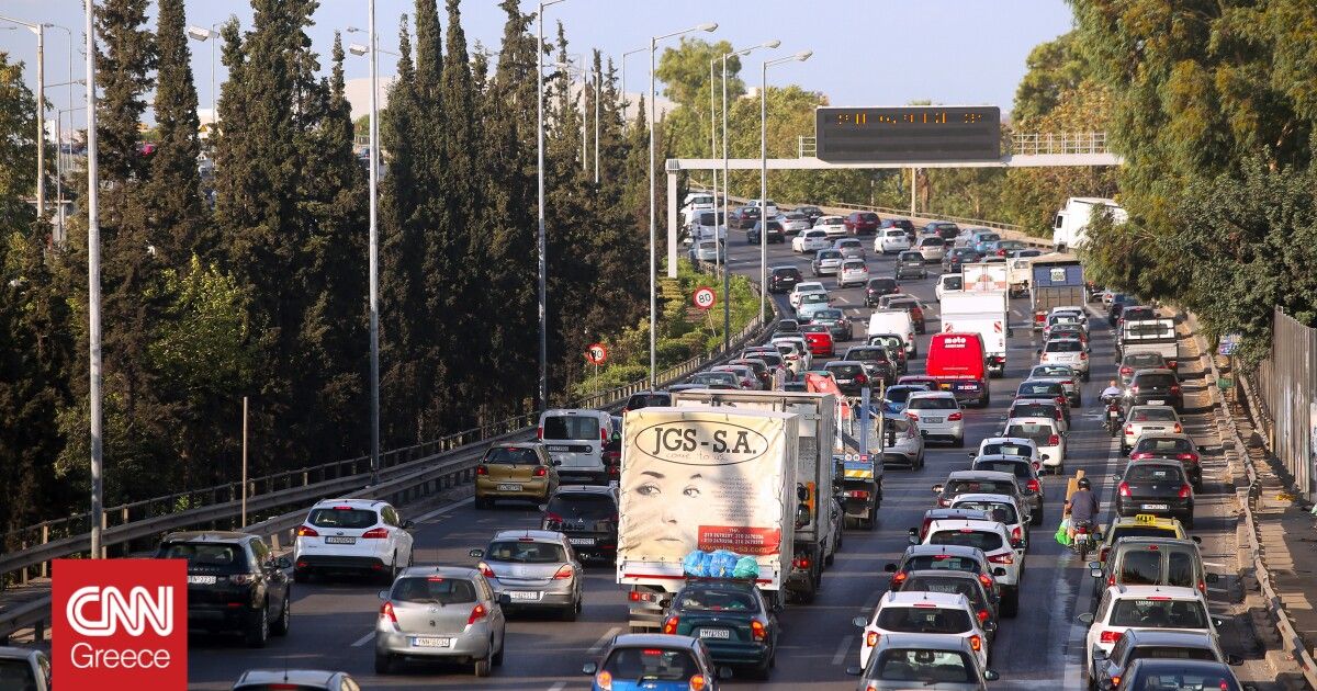 Στο «κόκκινο» η κίνηση στον Κηφισό - Ουρές χιλιομέτρων και στα δύο ...