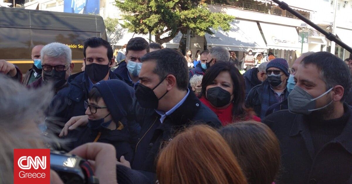 Περιοδεία Τσίπρα στο Περιστέρι:«Τροχονόμος των καρτέλ ο Μητσοτάκης ...