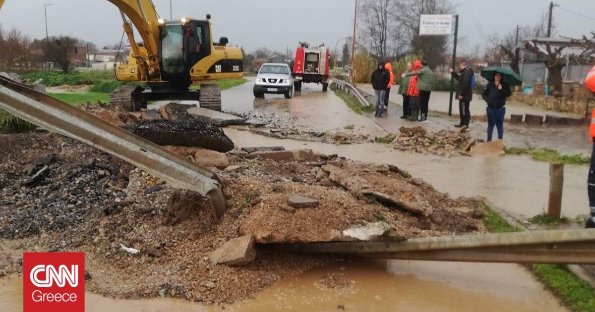 Σαρώνει τη χώρα ο «Διομήδης»: «Φούσκωσαν» ποτάμια στη Θεσσαλία ...