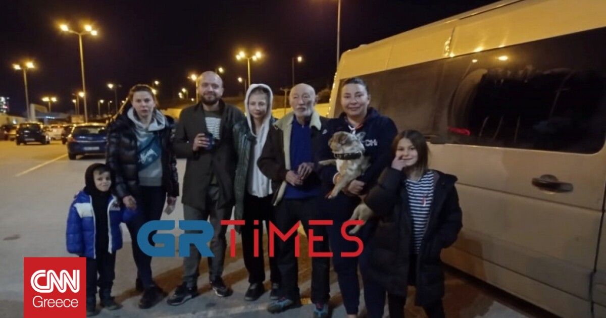 Θεσσαλονίκη: Έφτασαν οι πρώτοι πρόσφυγες από την Ουκρανία - CNN.gr