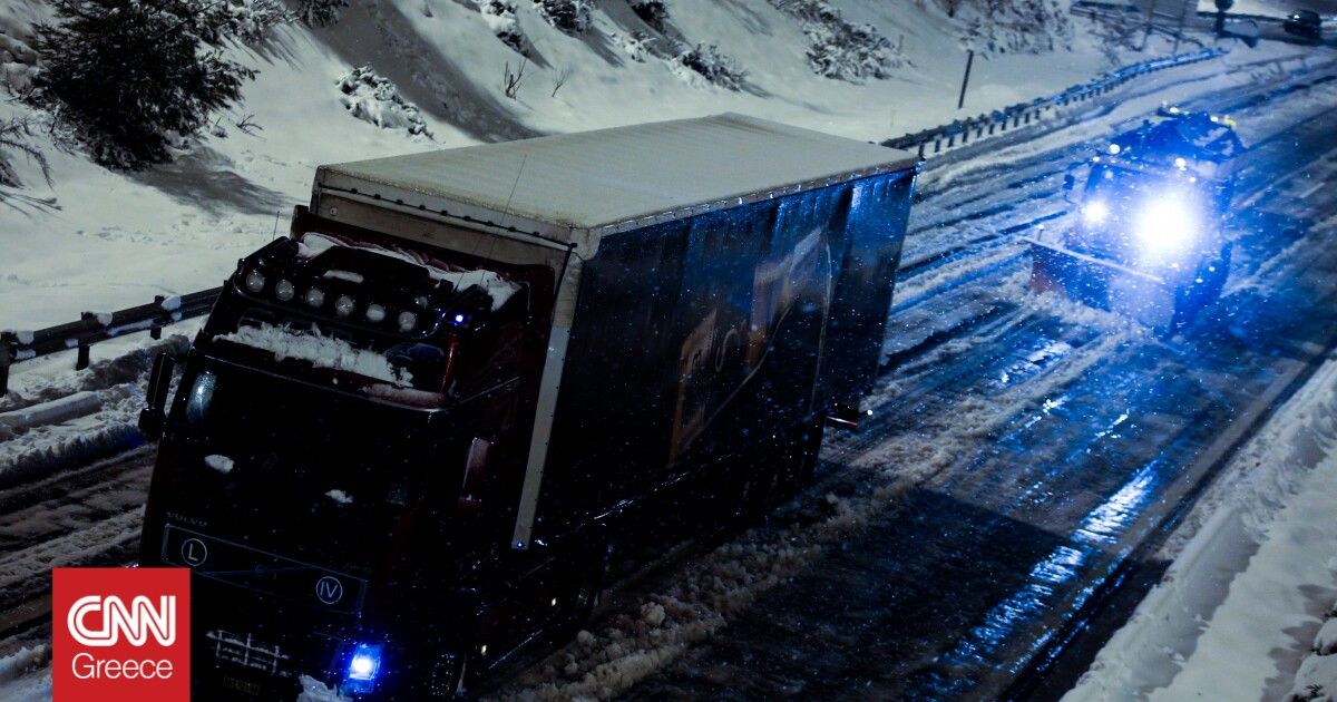 Κακοκαιρία: Απαγόρευση διέλευσης φορτηγών από την Καλυφτάκη το πρωί του ...