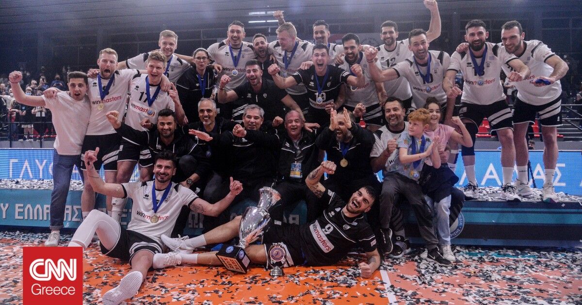 Βόλλευ: Κυπελλούχος Ελλάδας ο ΠΑΟΚ, νίκησε 3-0 στον τελικό τον Φοίνικα ...