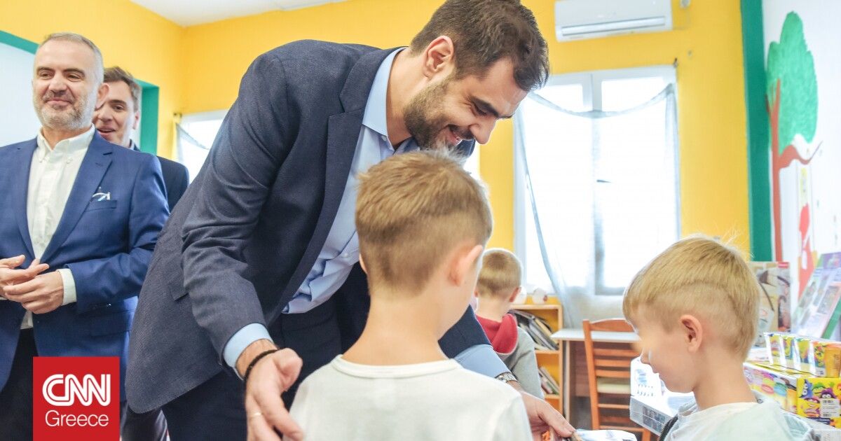 Επίσκεψη του γραμματέα πολιτικής επιτροπής της ΝΔ στη δομή φιλοξενίας ...