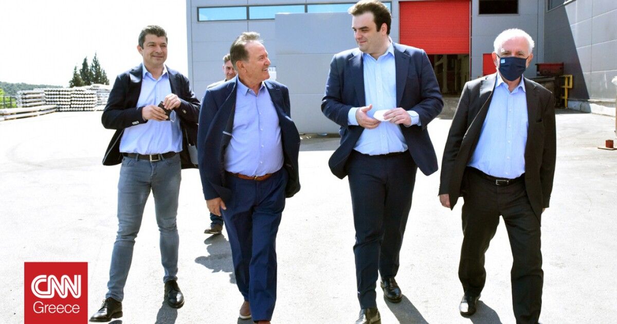 Aluminco: Επίσκεψη του υπ. Επικρατείας στις εγκαταστάσεις της εταιρείας ...