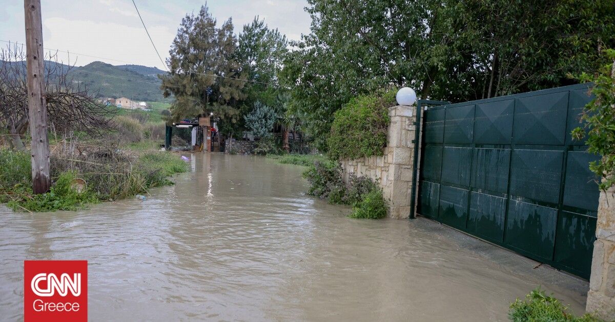 Κακοκαιρία: Πλημμύρισαν στην Κρήτη, καταστροφές στη Θεσσαλία ...