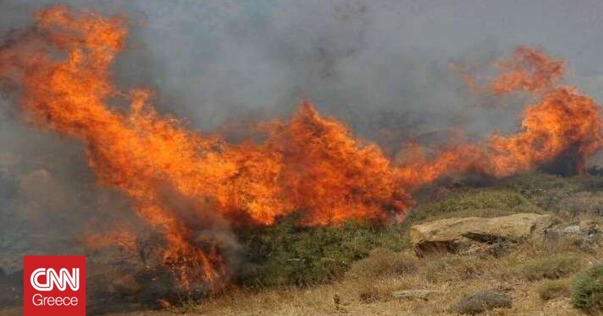 Εκρηκτικό «κοκτέιλ» για πυρκαγιές οι υψηλές θερμοκρασίες και οι ξηρές ...