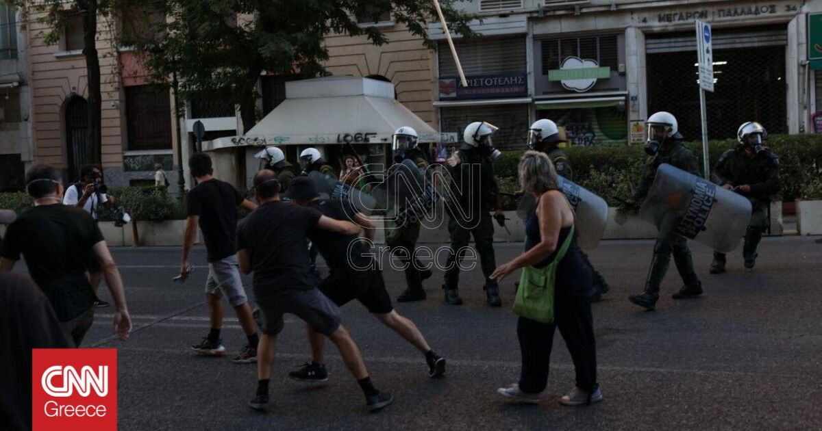 Επεισόδια στο κέντρο της Αθήνας: Φθορές σε καταστήματα, τέσσερις ...