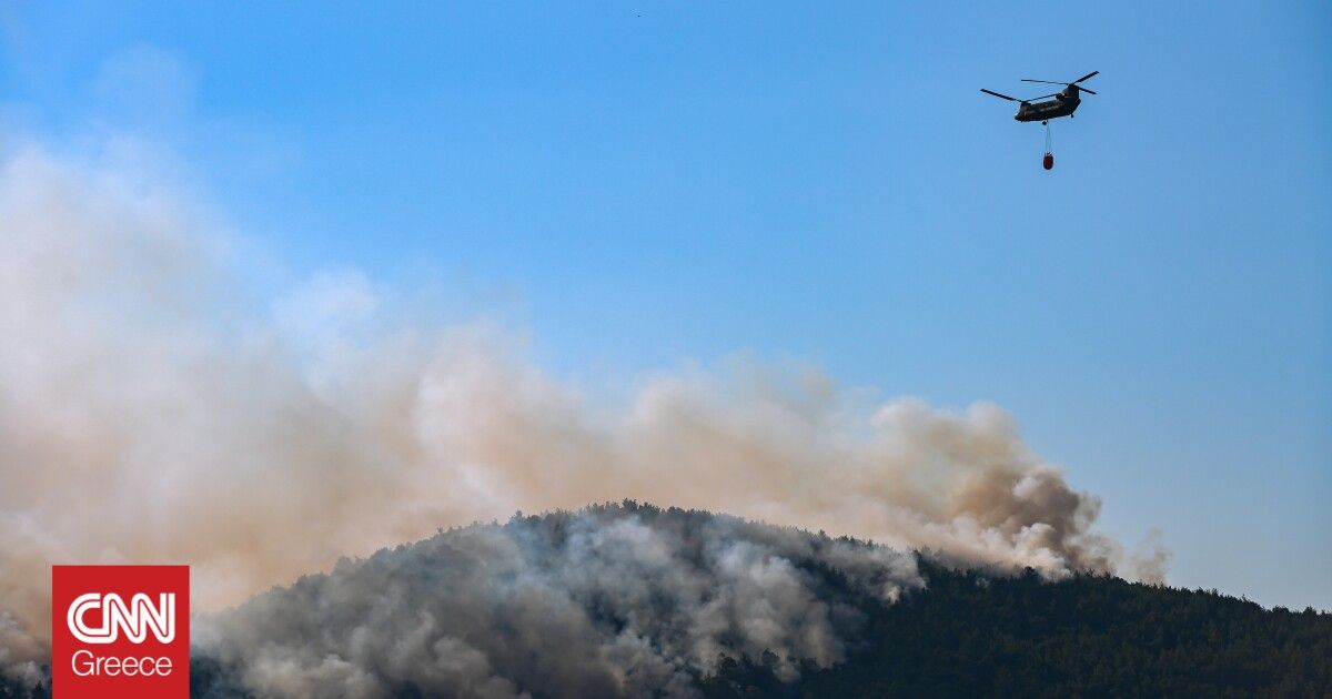 Σε ύφεση η φωτιά στη Θάσο - Υψηλός κίνδυνος πυρκαγιάς σε πέντε περιοχές ...
