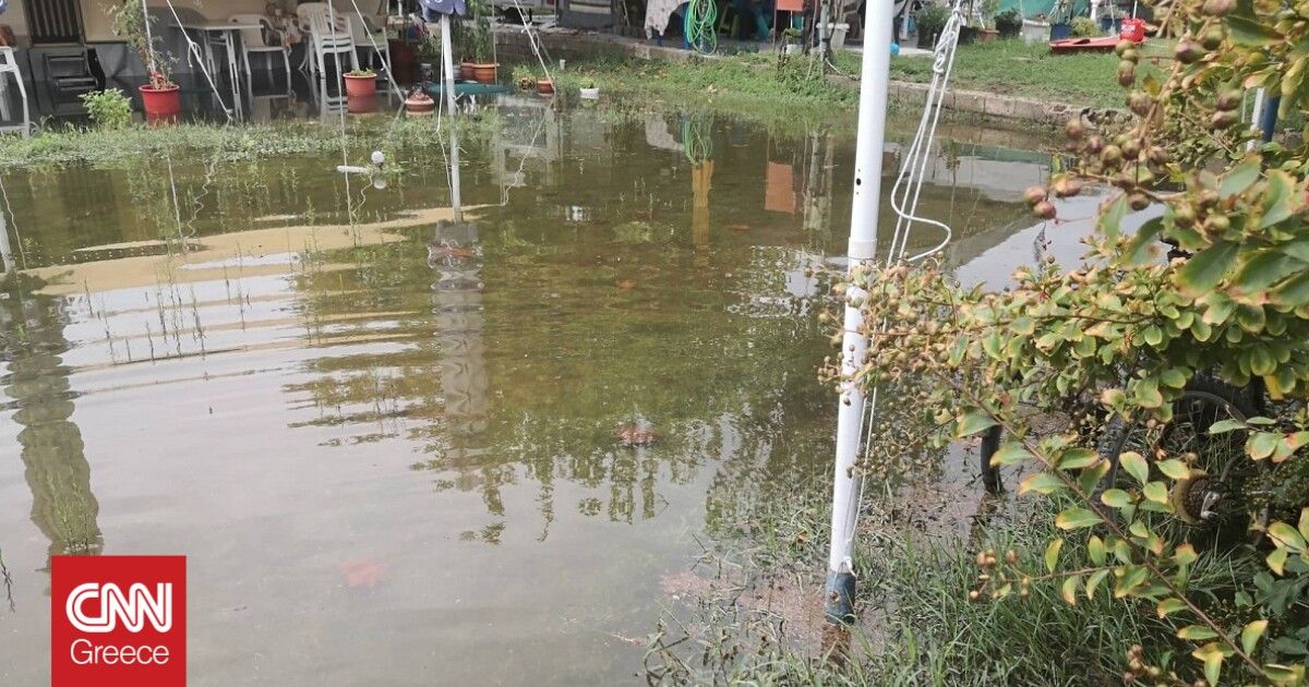 Κακοκαιρία: Πλημμύρισε camping στη Χαλκιδική - CNN.gr