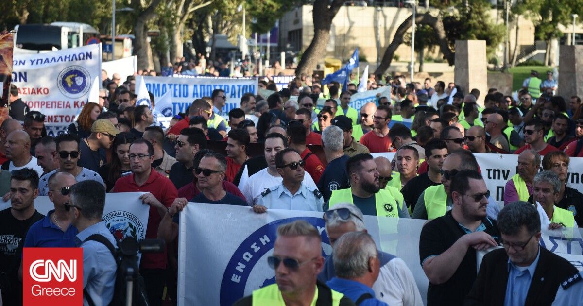 Κινητοποιήσεις στη Θεσσαλονίκη: Πανελλαδική διαμαρτυρία ενστόλων - CNN.gr