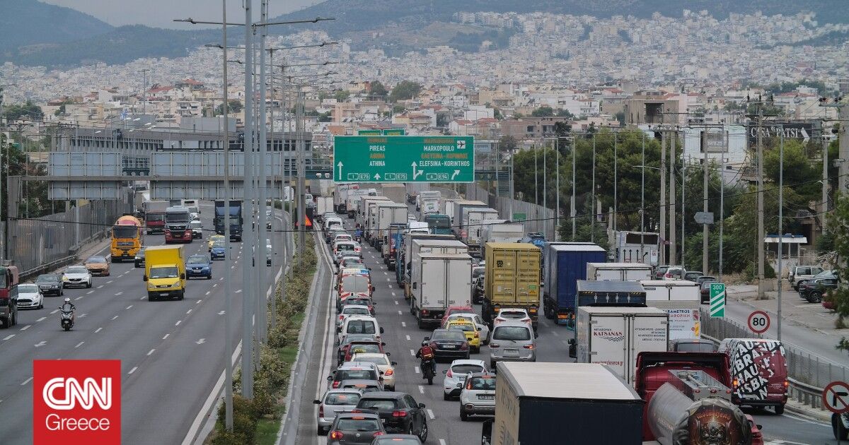 Aυξημένη η κίνηση στους δρόμους το πρωί της Δευτέρας - Πού ...
