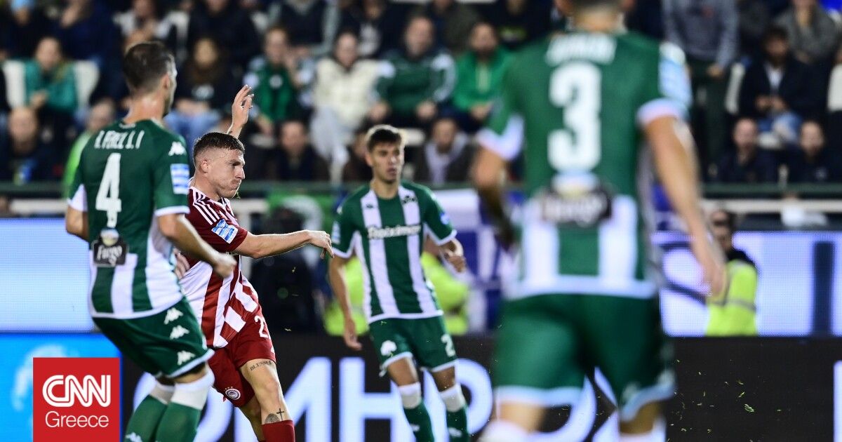 Παναθηναϊκός-Ολυμπιακός 1-1: Οι «πράσινοι» έμειναν αήττητοι - CNN.gr
