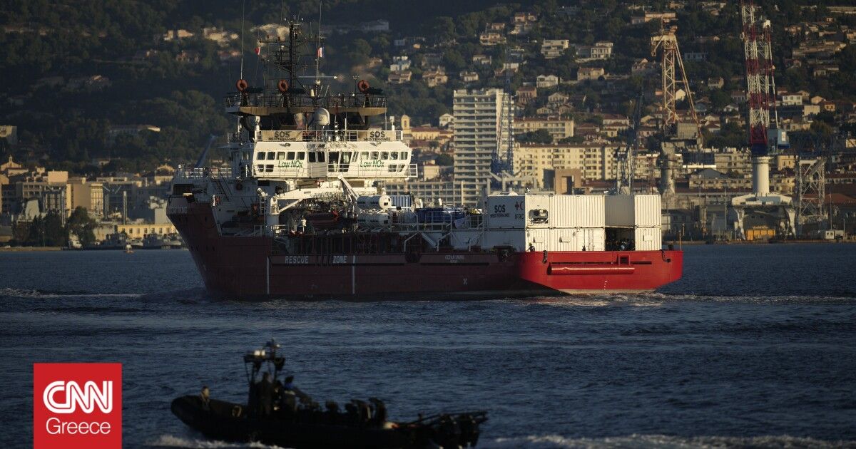 Ocean Viking: Στο γαλλικό λιμάνι της Τουλόν το πλοίο με τους 230 μετανάστες - CNN.gr