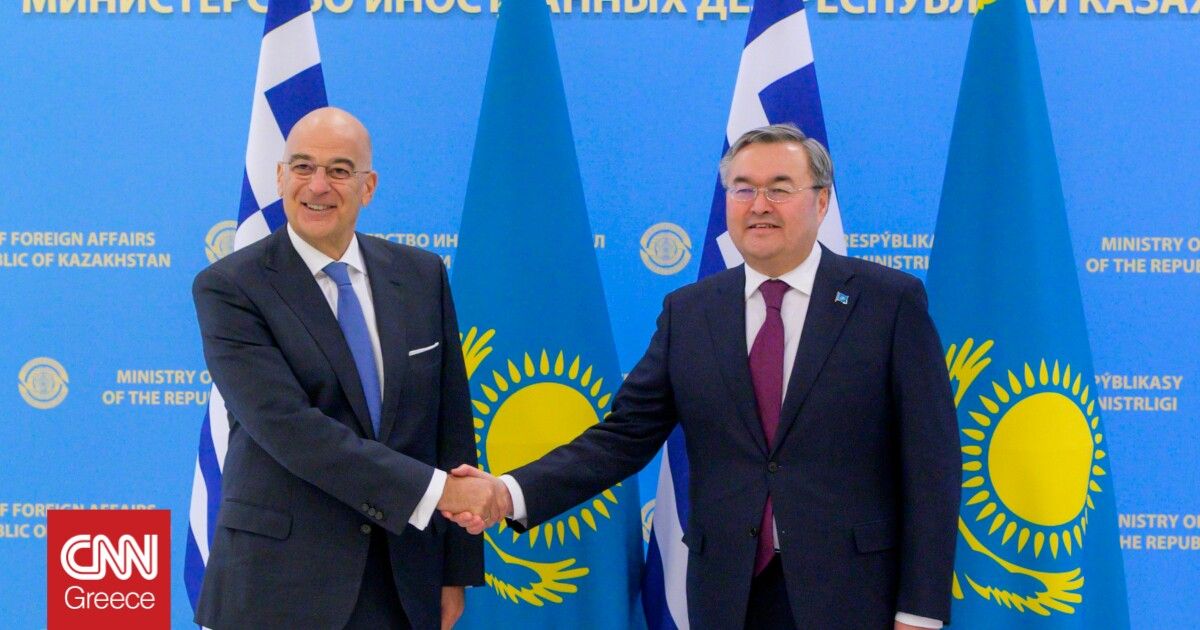 Δένδιας: Συνάντηση με τον πρόεδρο και τον ΥΠΕΞ του Καζακστάν - CNN.gr