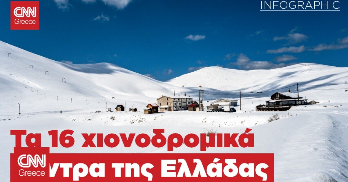 Τα 16 χιονοδρομικά κέντρα της Ελλάδας - CNN.gr