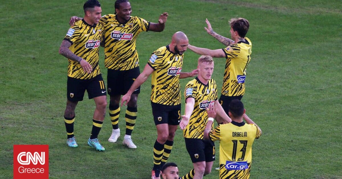 Super League: ΑΕΚ - Παναιτωλικός 4-1 με ώθηση από την «Αγιά Σοφιά» - CNN.gr