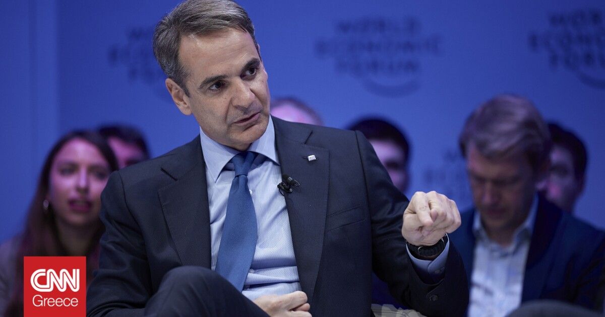 Εκλογική «θέα» από τα βουνά του Νταβός: Η έκτακτη συνέντευξη Μητσοτάκη ...
