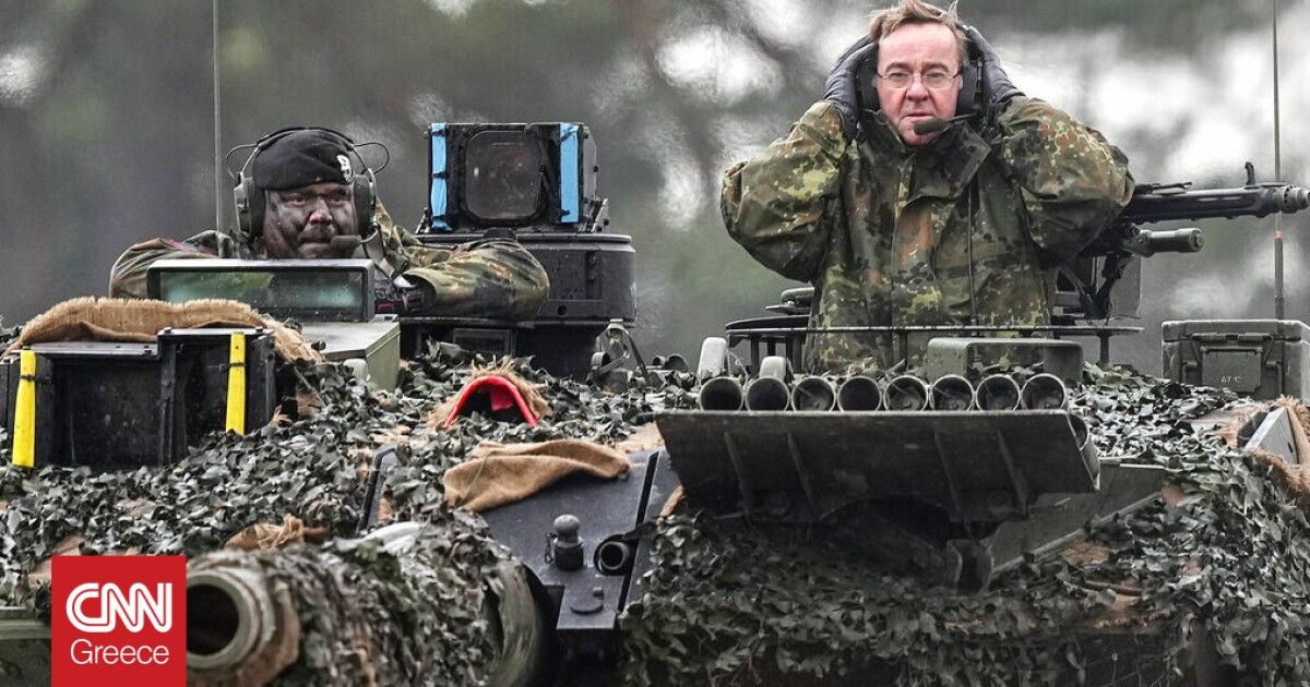 «Καμπανάκι» Γερμανού υπουργού Άμυνας: «Χρειαζόμαστε επειγόντως νέα άρματα μάχης Leopard» - CNN.gr